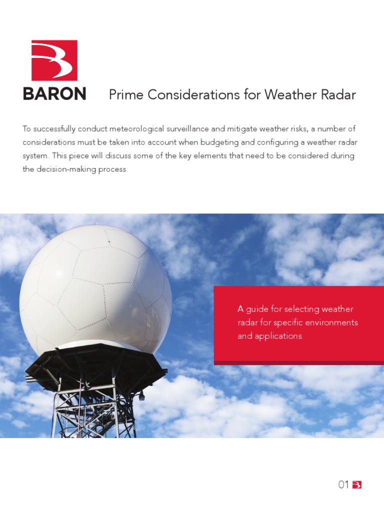 Baron White Paper Radar System Selection | PDF | Radar | Transmitter