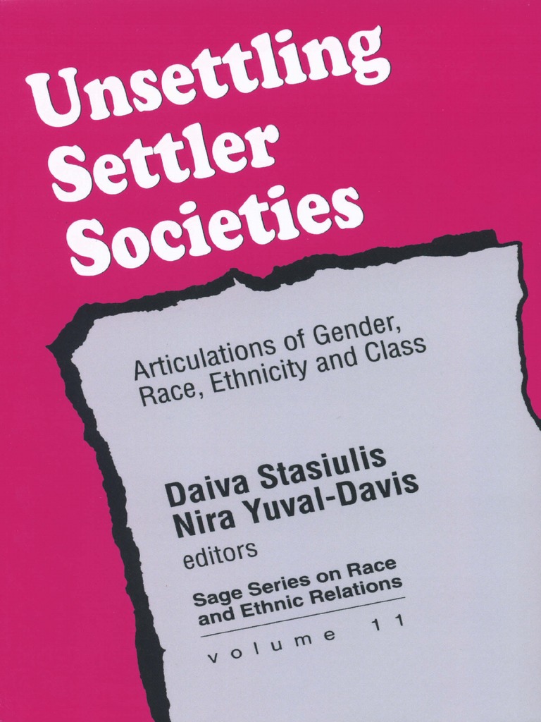 Unsettling Settler Societies - Yuval Davis | PDF | Colonialism | Ethnic ...