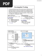 Rectangular Footing Sample Problem | PDF | Structural Load | Pressure