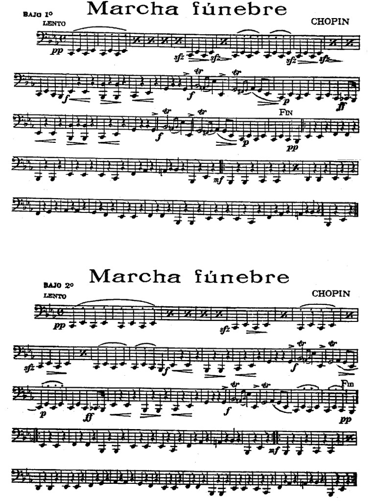 Marcha Fúnebre Chopin | PDF