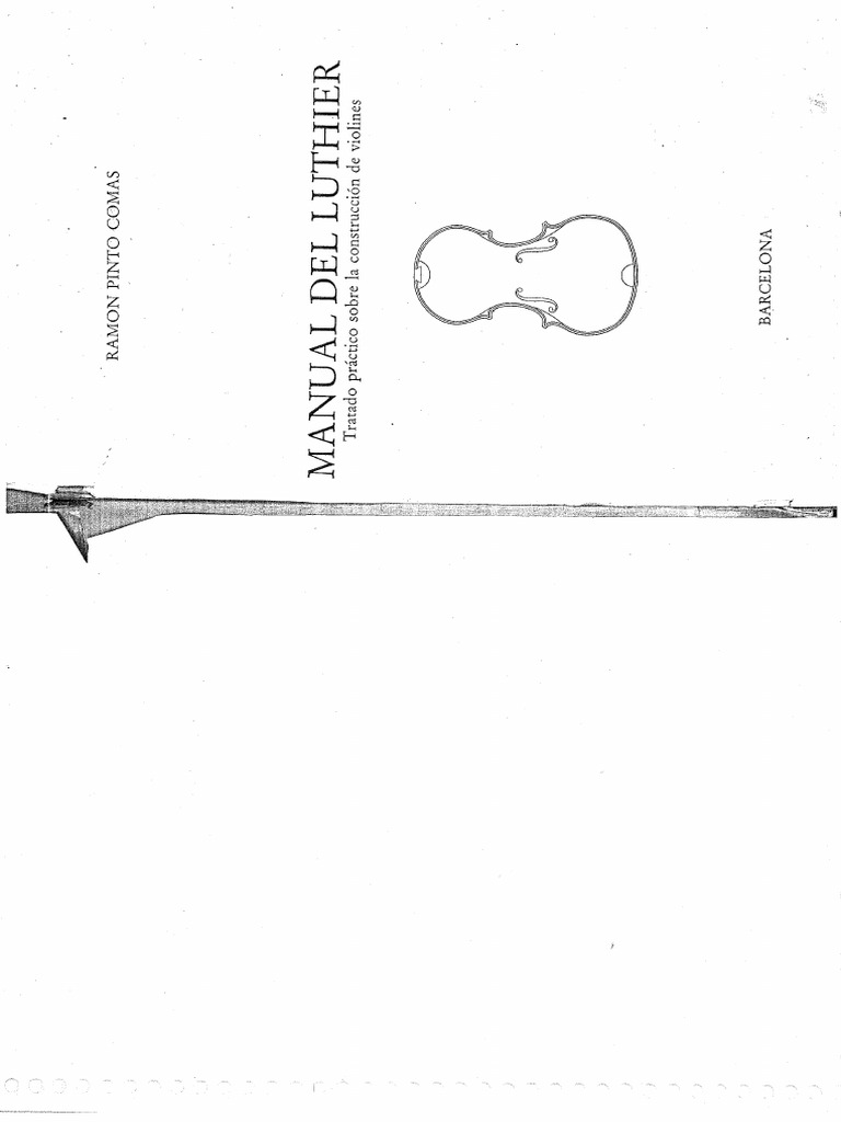 Manual Del Luthier | PDF