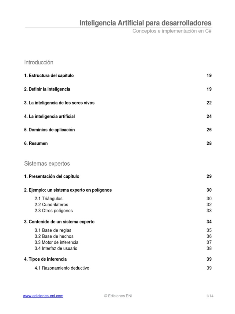 Inteligencia Artificial para Desarrolladores | PDF | Red neuronal ...