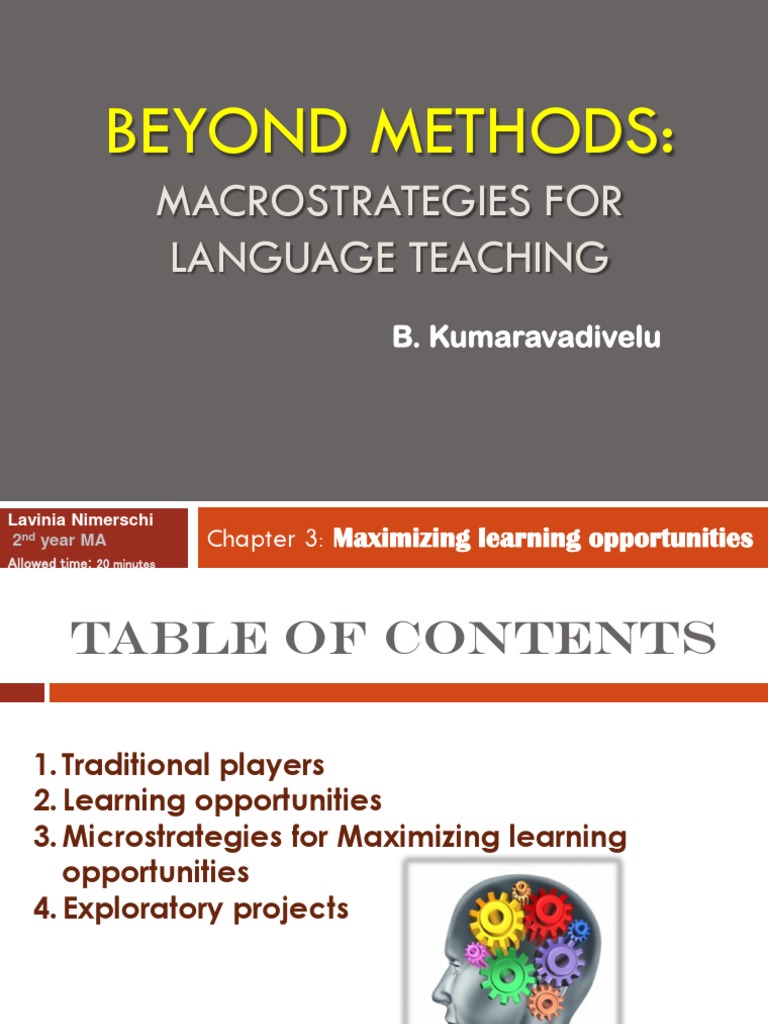 Maximazing Learning Opportunities | PDF