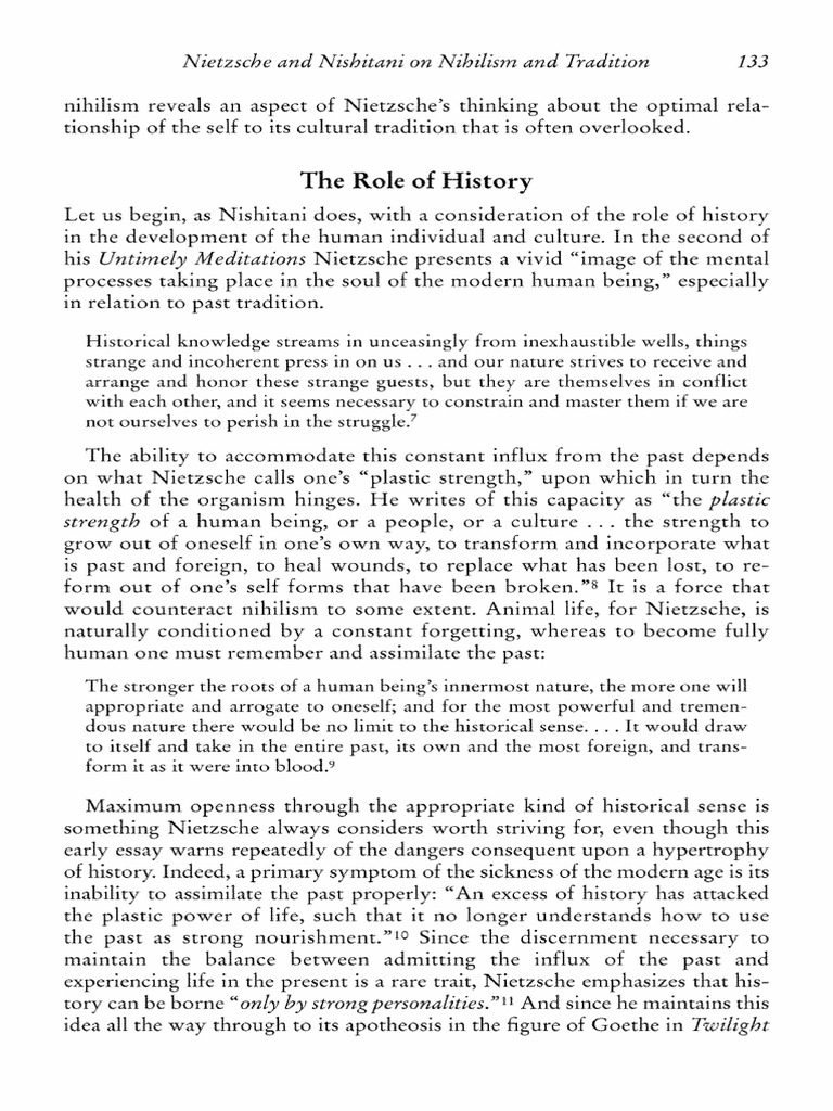 Untimely Meditations: Let in | PDF | Friedrich Nietzsche | Cognitive ...