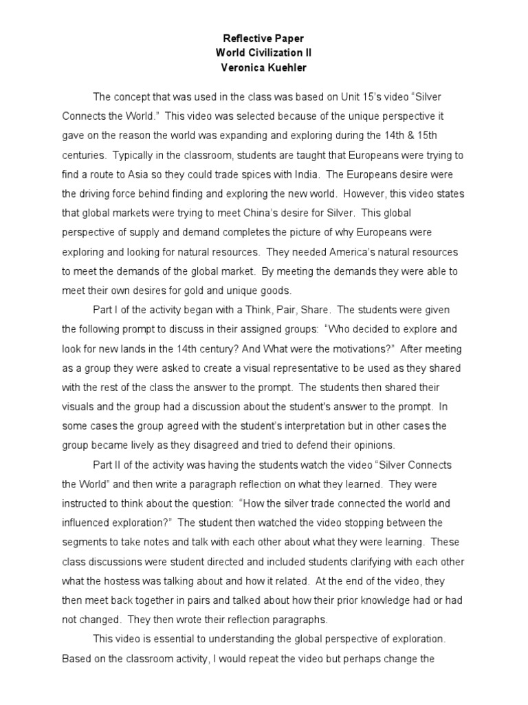 Reflective Paper | PDF