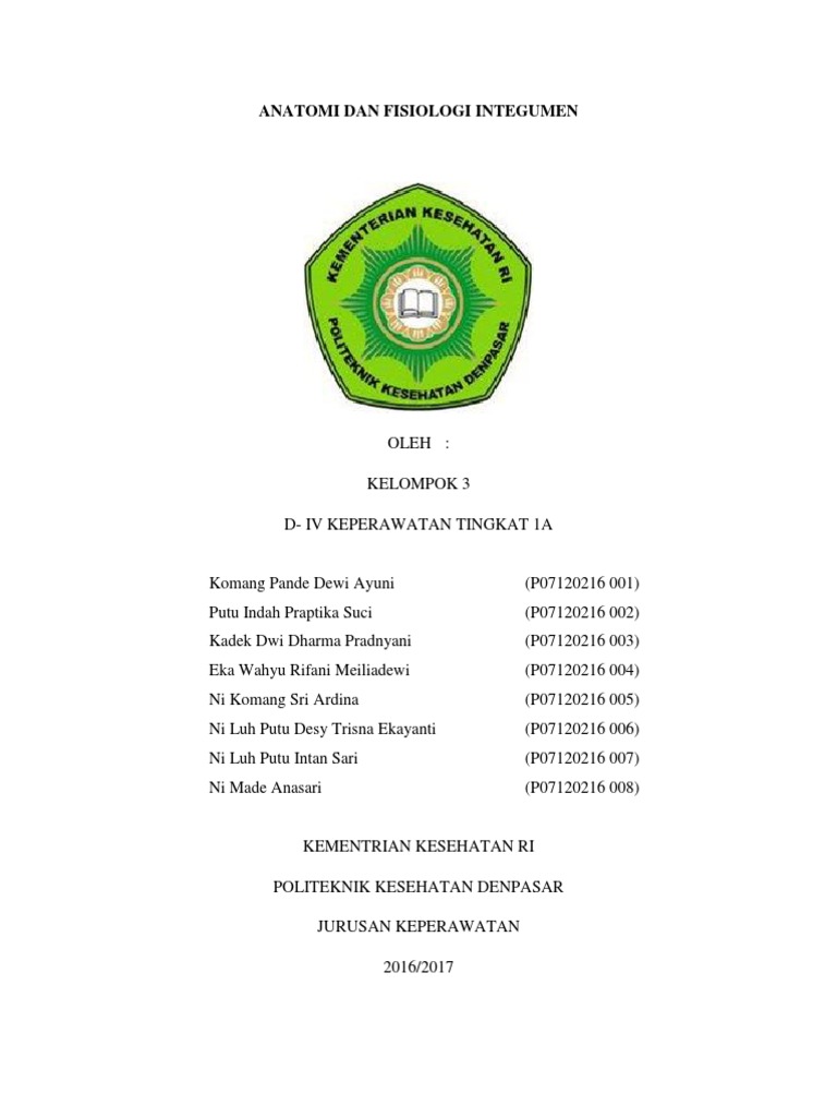 Anatomi Dan Fisiologi Integumen | PDF