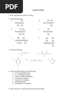 The Complete Organic Chemistry Worksheet | PDF | Hydrocarbons | Organic ...