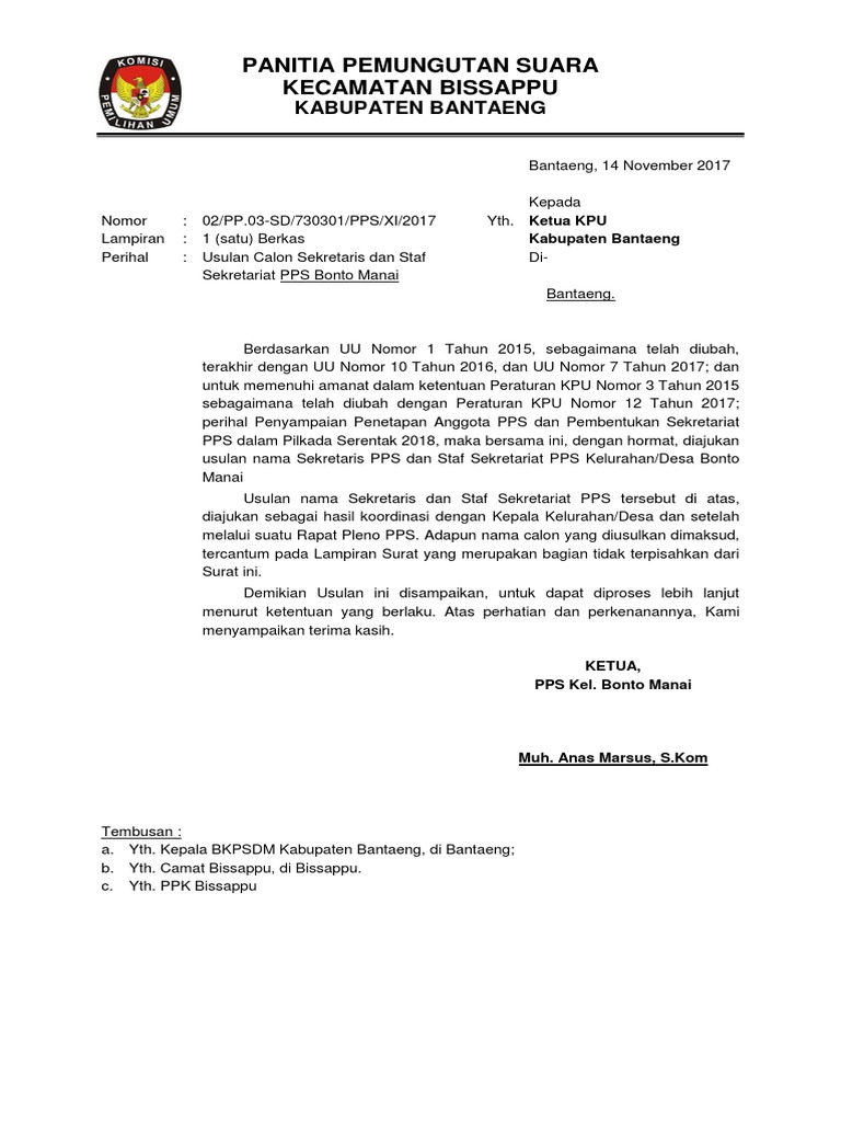 Pleno Sekretariat PPS Bt. Manai | PDF