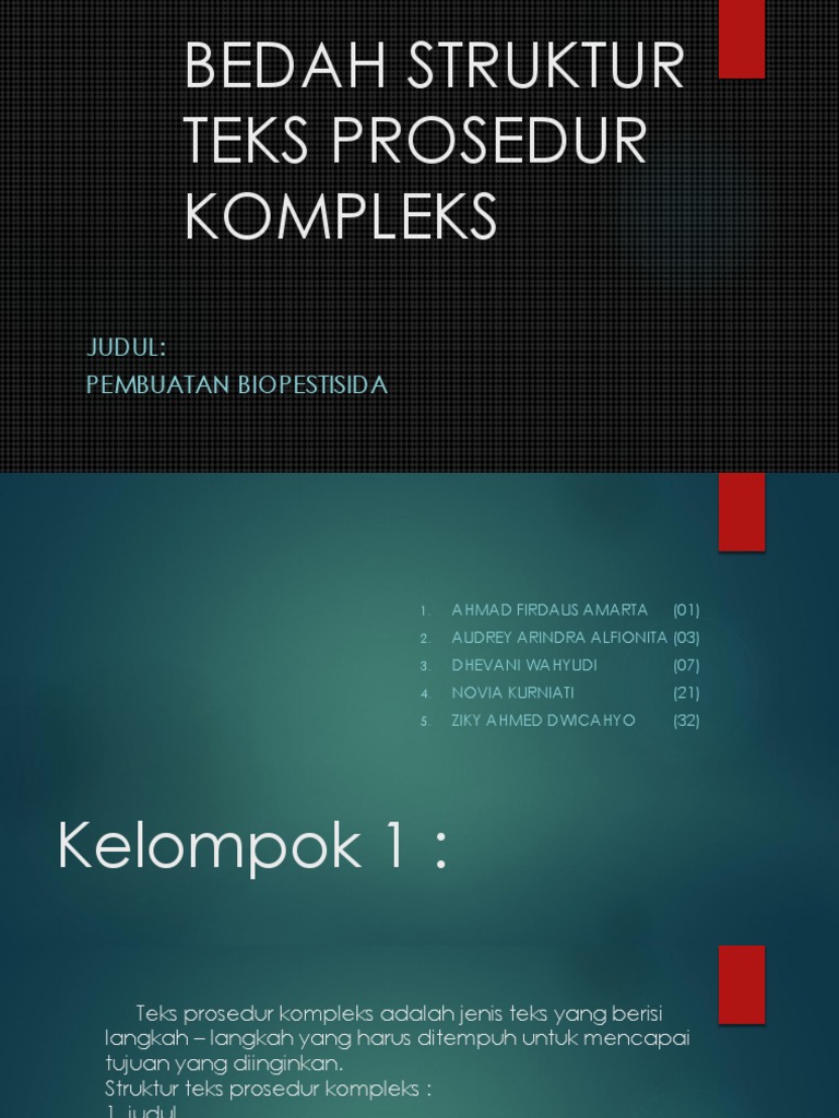 Bedah Struktur Teks Prosedur Kompleks | PDF