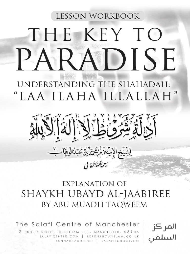 The Seven Conditions of the Shahaadah: An Explanation of the Correct ...