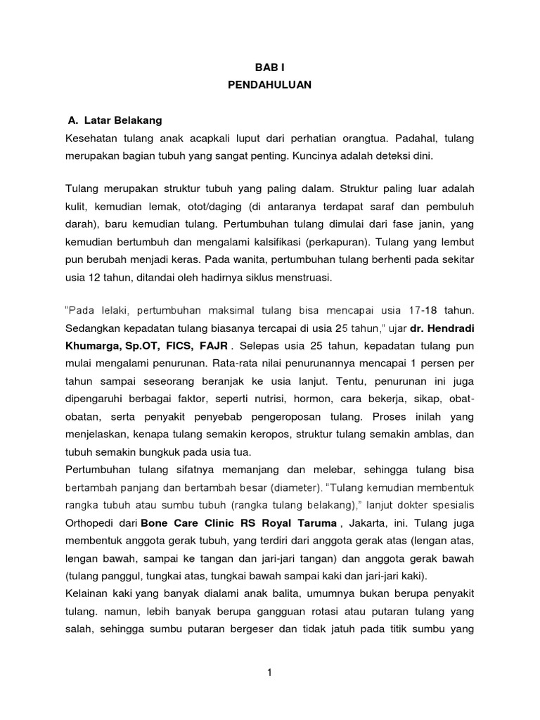 PENGERTIAN DAN PENYEBAB RAKITIS PADA ANAK | PDF