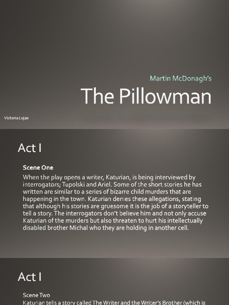 The Pillowman | PDF