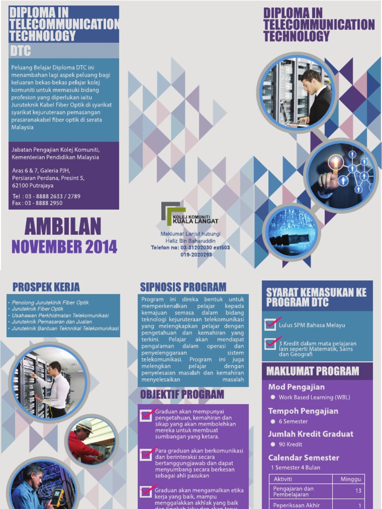 Flyers Dip Telecommunication Technology | PDF