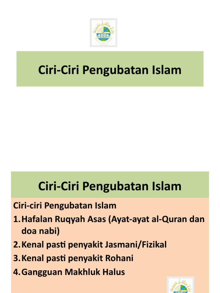 Ciri-Ciri Perubatan Islam | PDF