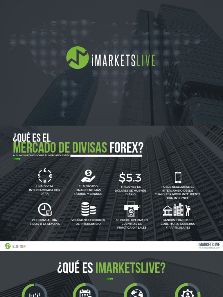 iMarketsLive Presentación en Español | PDF | Mercado de divisas ...