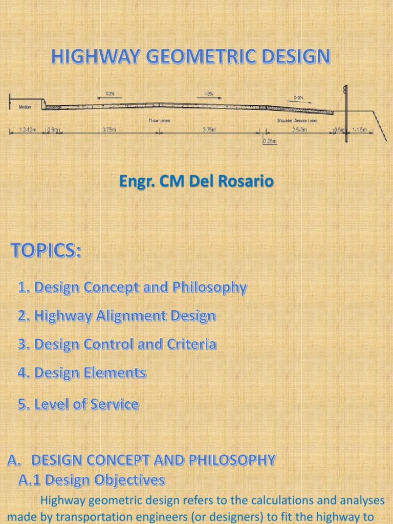 2 Highway Geometric Design | Highway | Traffic | Free 30-day Trial | Scribd