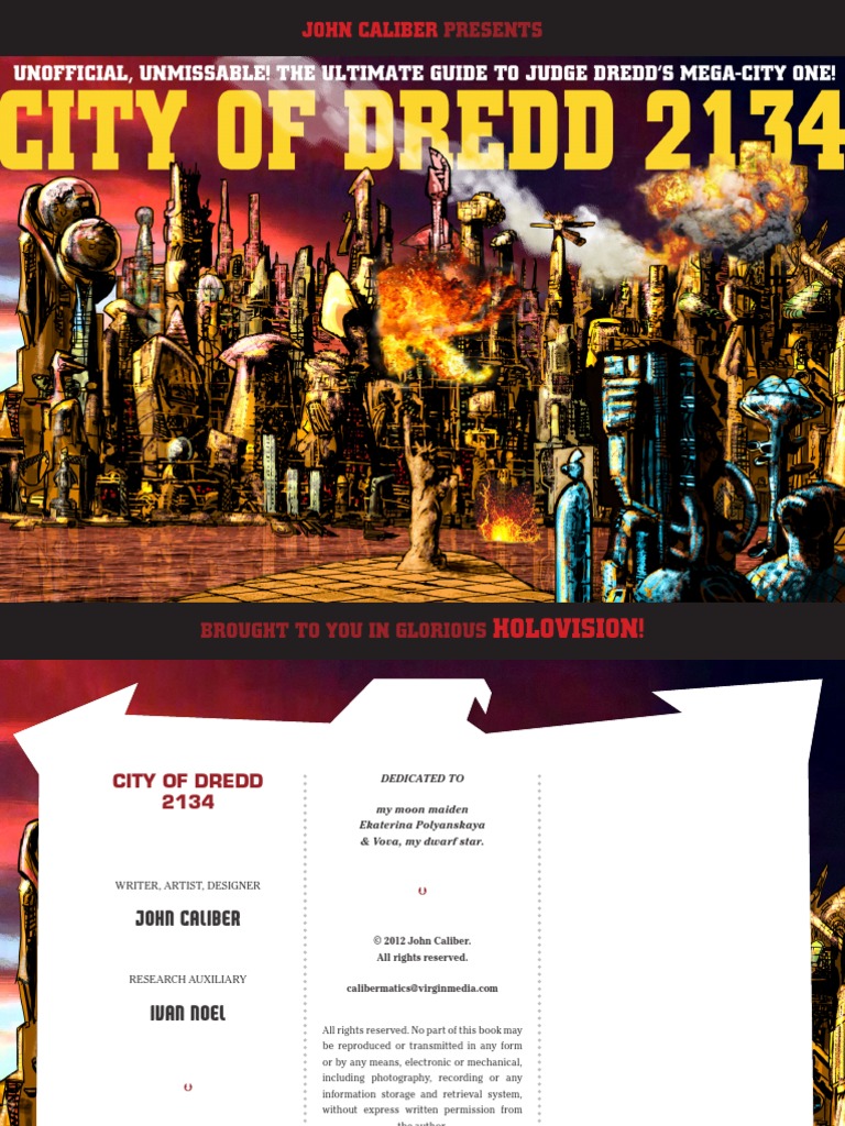 City of Dredd 2134 | PDF | Unrest | Nature