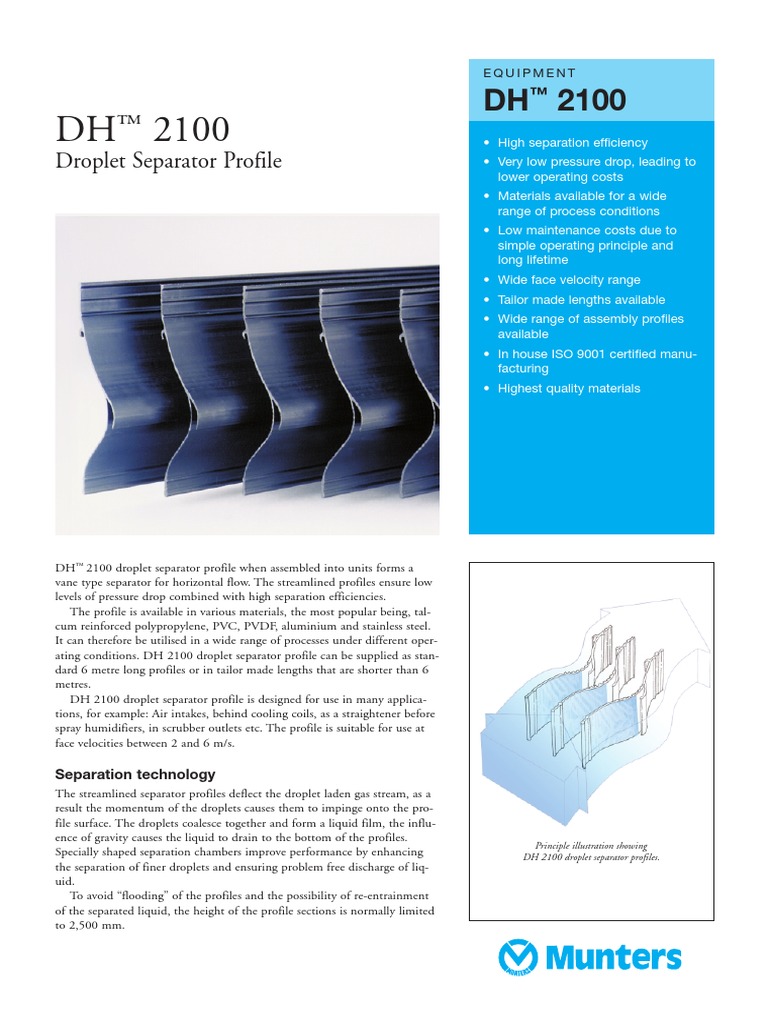 Me Prodsheet Dh-2100 | PDF | Drop (Liquid) | Thermal Expansion