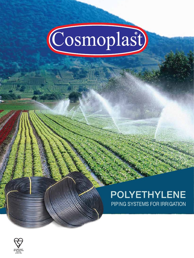 LDPE Irrigation Pipes - Cosmoplast | PDF | Polyethylene | Pipe (Fluid Conveyance)
