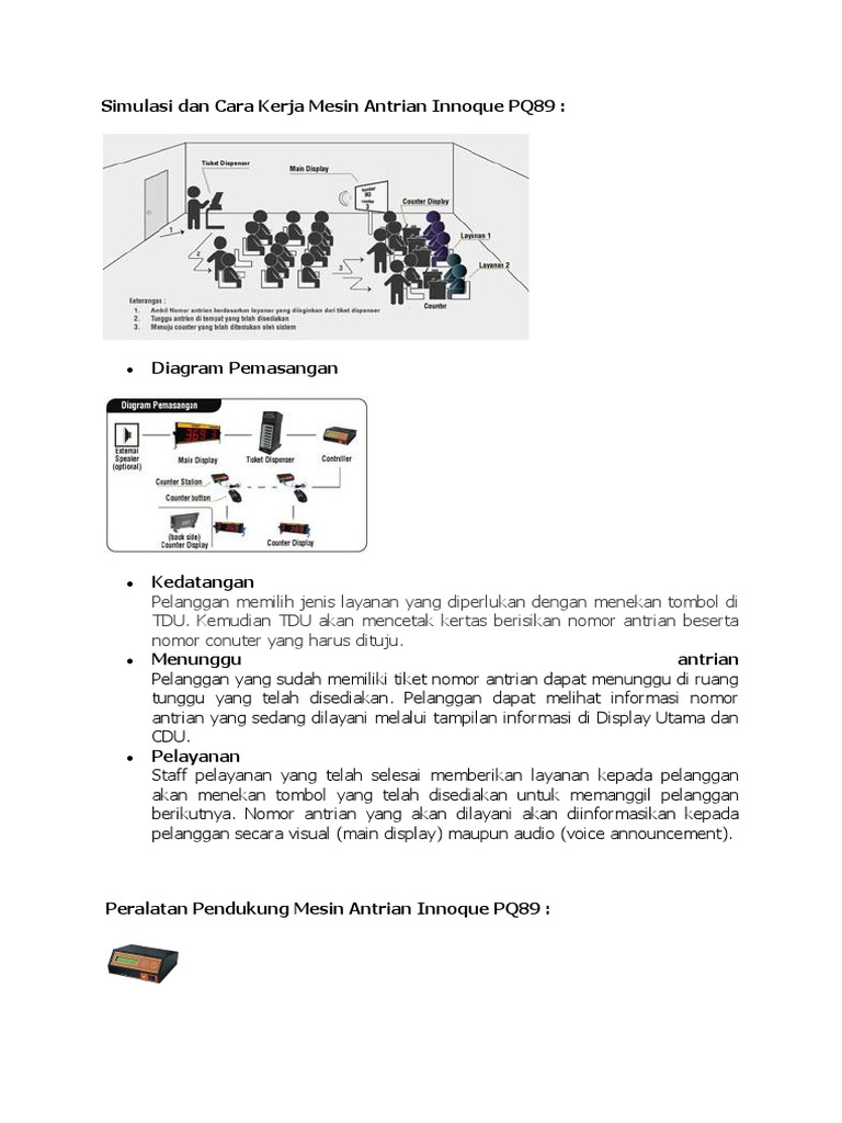 Simulasi Dan Cara Kerja Mesin Antrian | PDF | Pengelolaan Keuangan ...