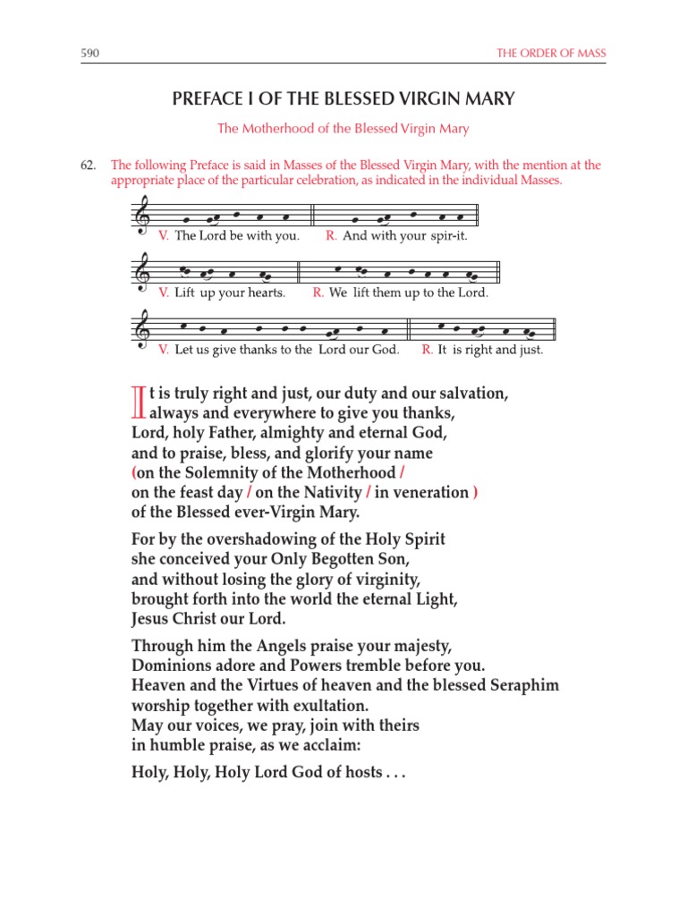 Roman-Missal 3ed c2011 USA-preface 1 & 2 of BVM | PDF | Mary, Mother Of ...