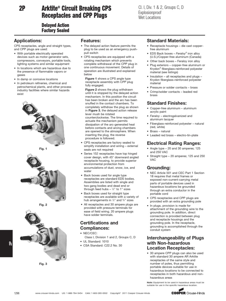 Arktite CPP - CPS Plugs and Receptacles | PDF | Electrical Connector ...
