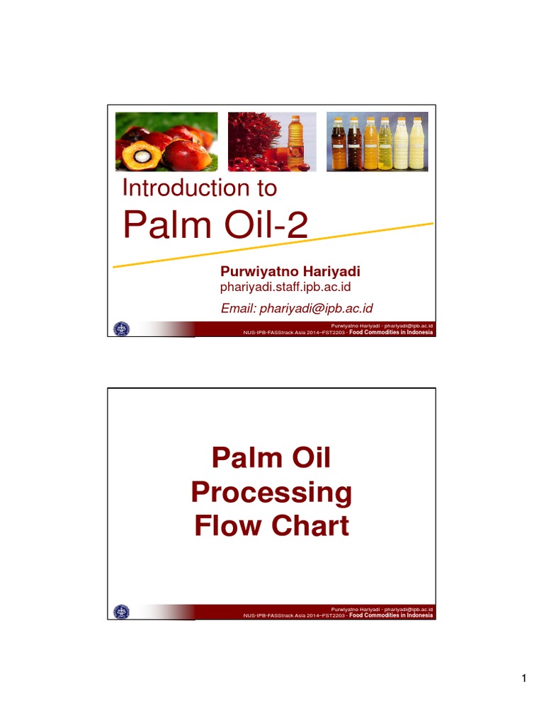 Introduction Palm Oil Processing - 2 | Vegetable Oil | Palm Oil