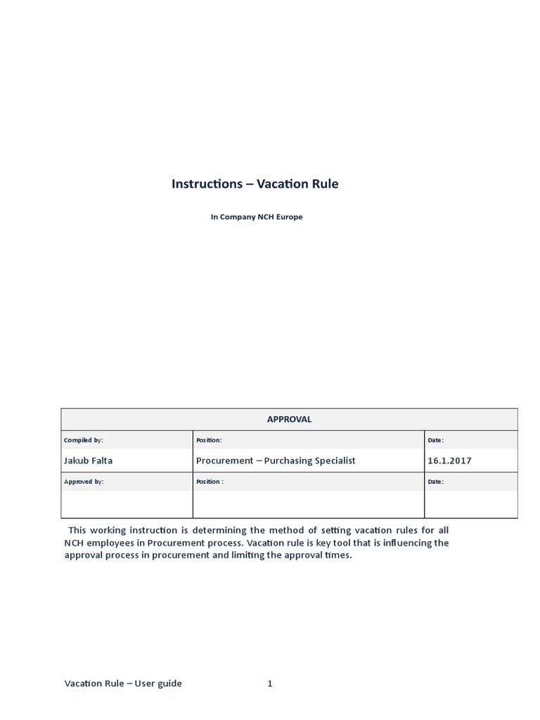 Oracle Vacation Rule | PDF | Areas Of Computer Science | Computing