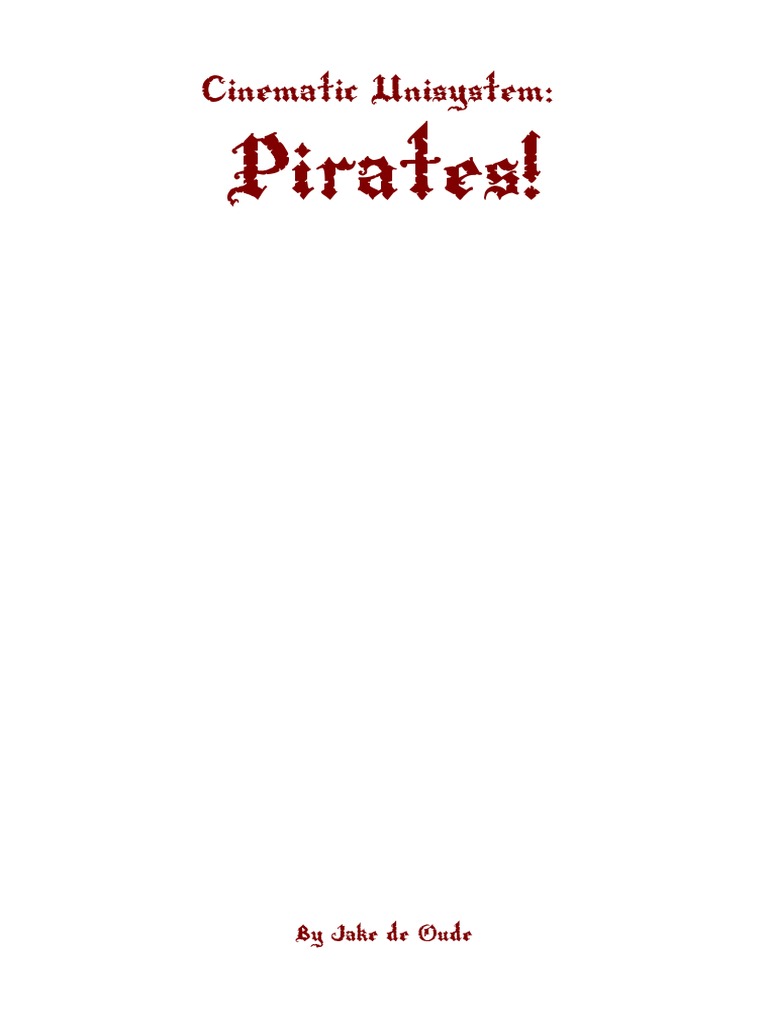 Unisystem Pirates | PDF | Musket | Leisure