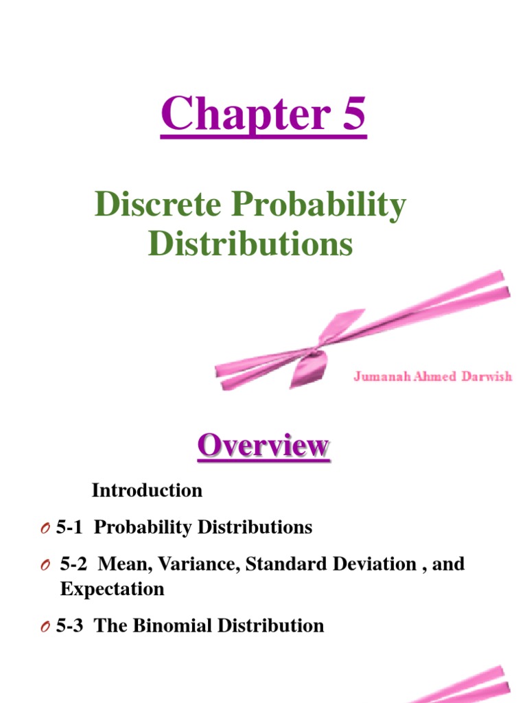 Discrete Probability Distributions | PDF | Expected Value | Probability Distribution