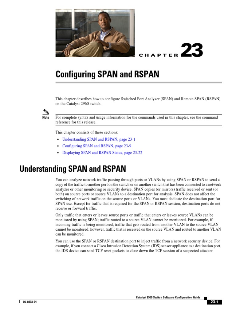 Understanding SPAN and RSPAN | PDF | Network Switch | Port (Computer ...