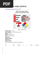 Material Safety Data Sheet (MSDS) H2SO4 | PDF