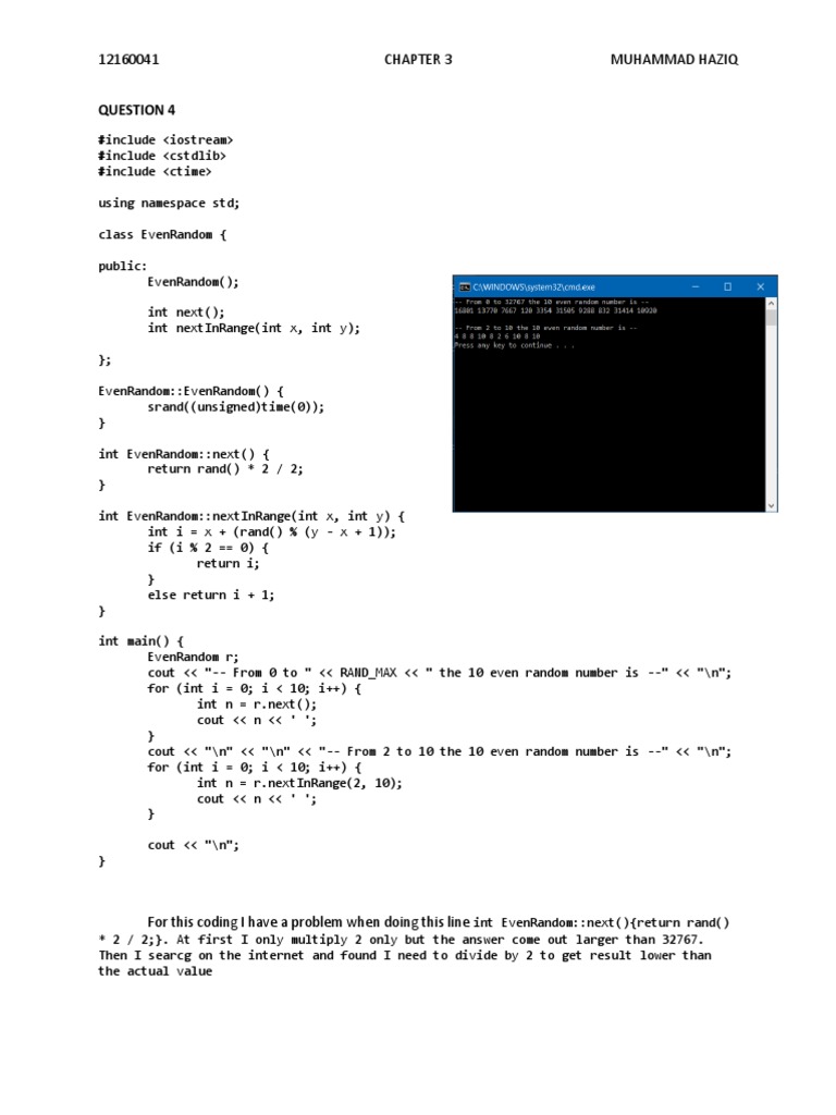 Muhammad Haziq | PDF | Integer (Computer Science) | Notation