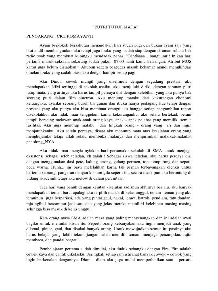 Cerpen Sekolah | PDF