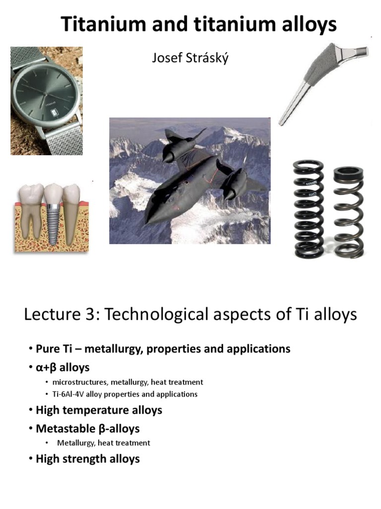 Titanium Alloys in Aerospace Applications | PDF | Titanium | Alloy