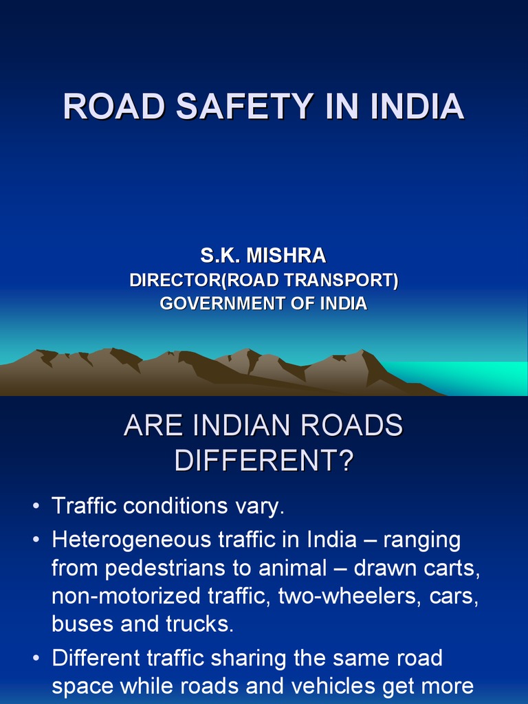 Road Safety India | PDF | Traffic Collision | Road Traffic Safety
