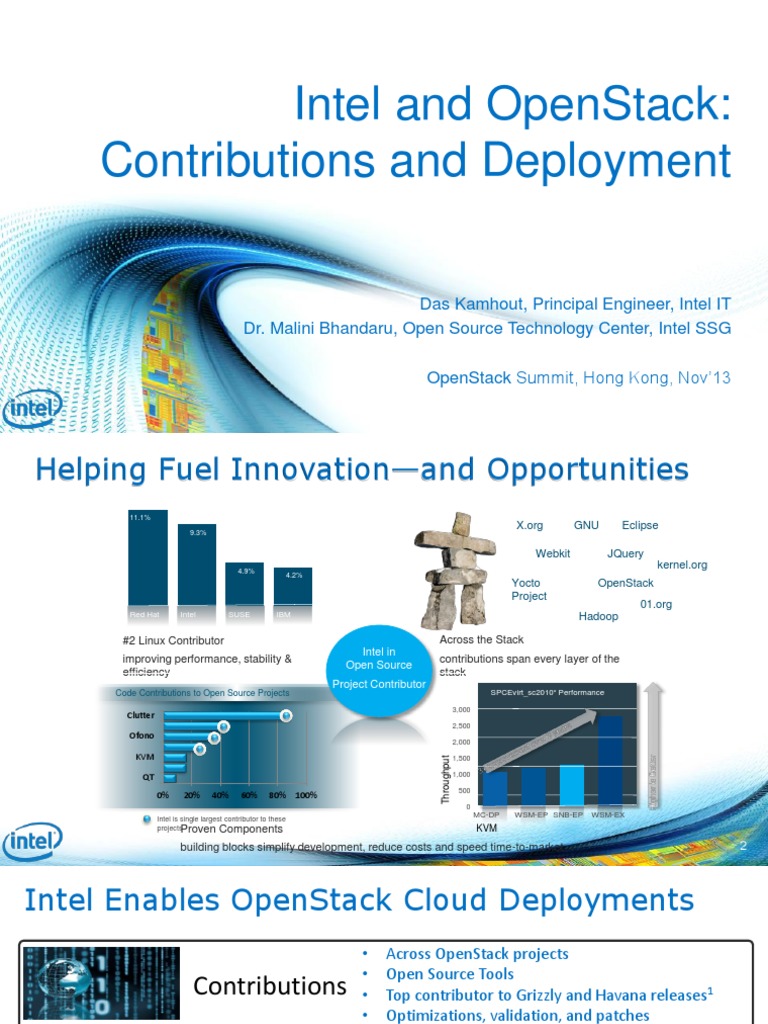 Intel OpenStack Summit Session Nov13 Final | PDF | Open Stack | Cloud Computing