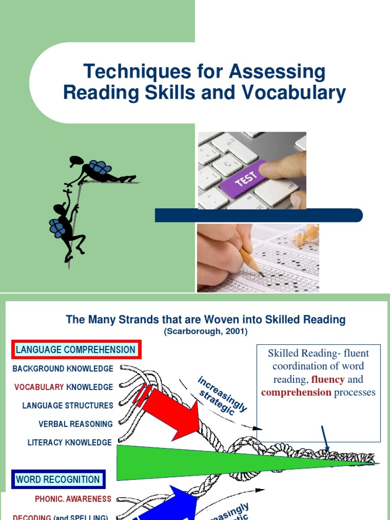 Assessing Reading Skills and Vocabulary | PDF | Reading Comprehension ...