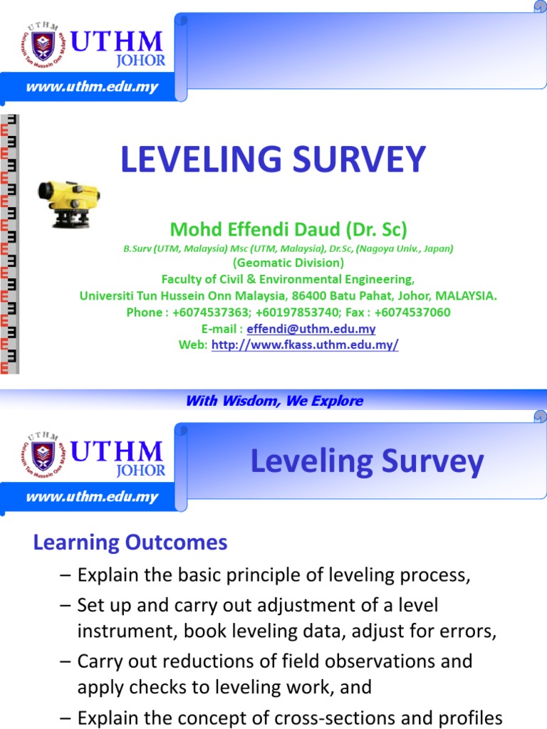 Leveling | PDF | Surveying | Geomatics