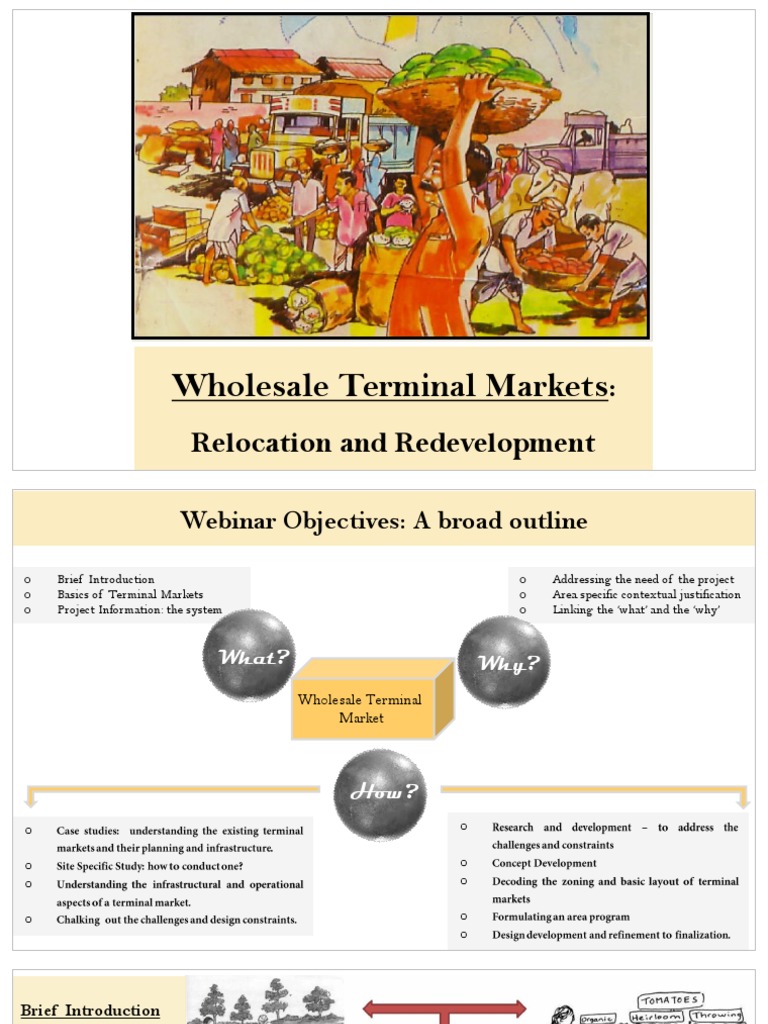 Wholesale Terminal Markets - Relocation and Redevelopment | PDF | Delhi ...