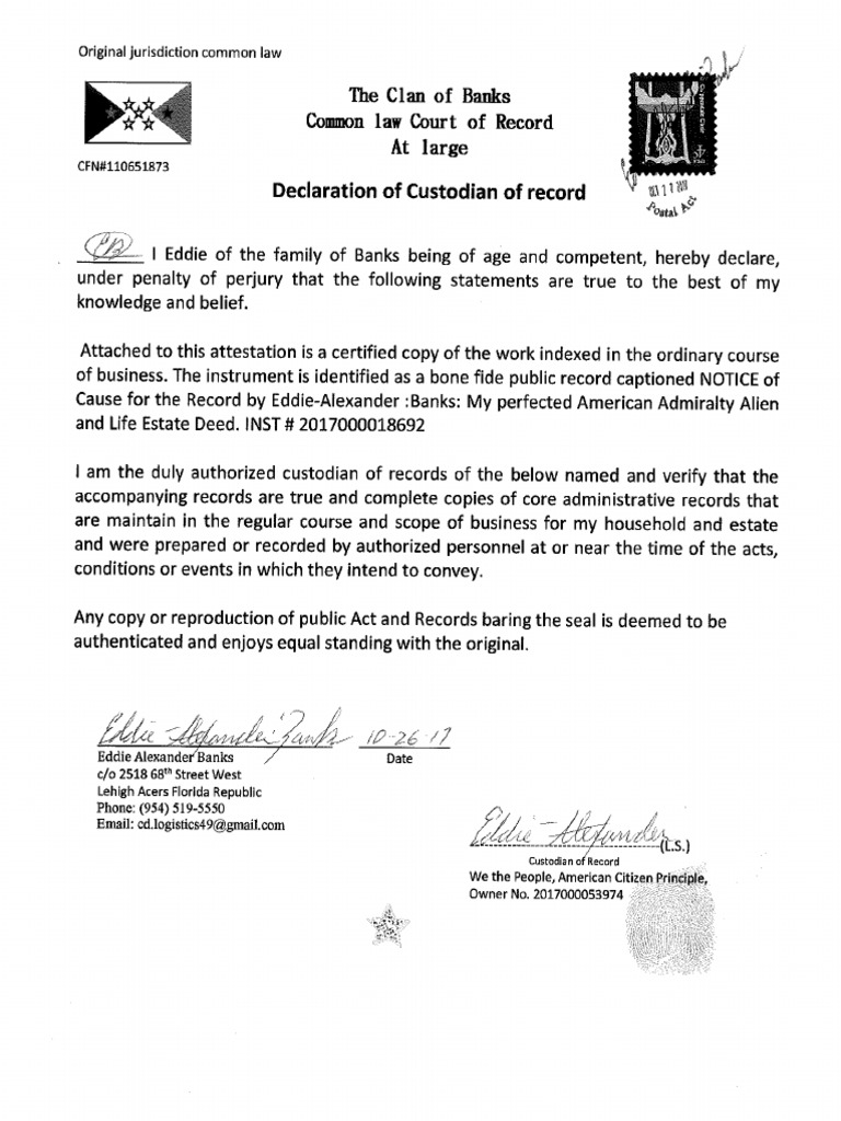 Authentication of Records | PDF