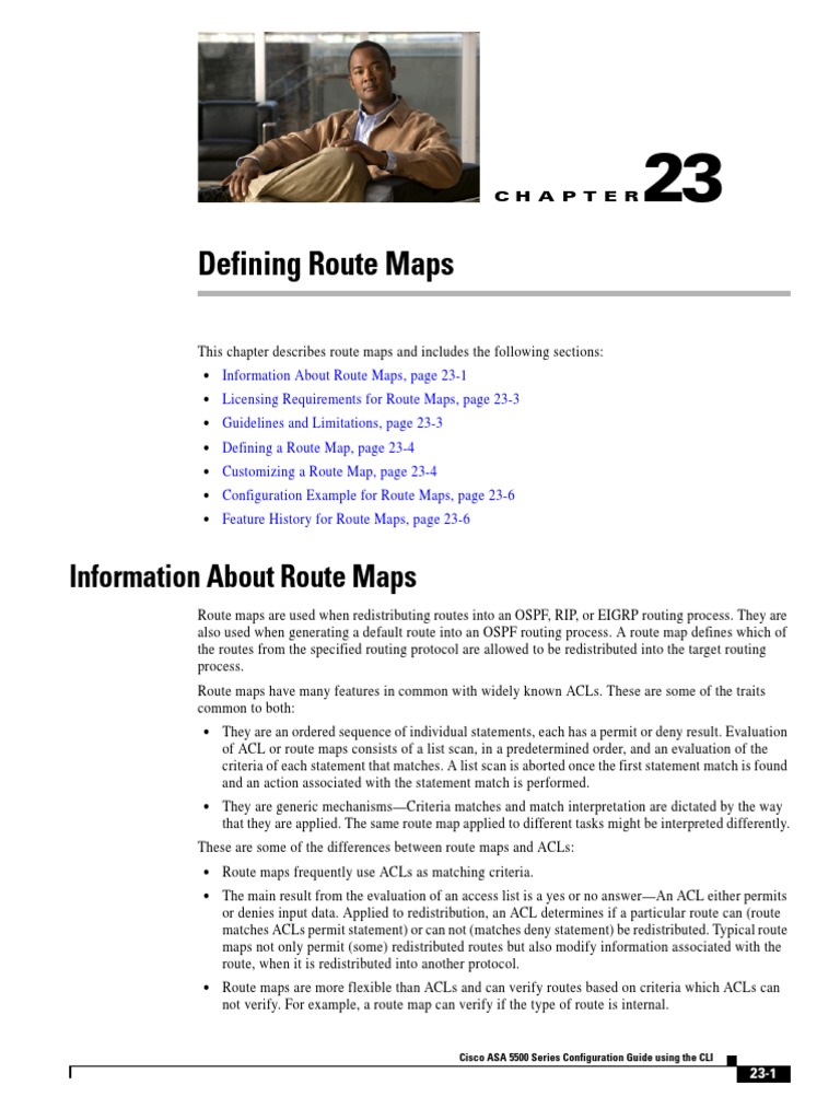 Route Maps | PDF | Ip Address | Network Protocols