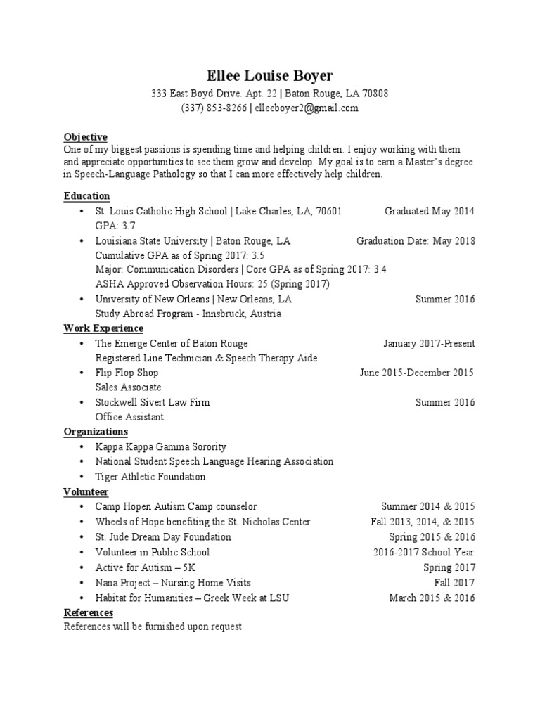 Elrc Resume | PDF | Wellness