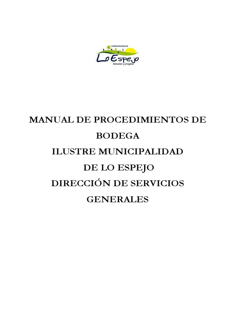 Manual Procedimiento Bodega | PDF | Factura | Business