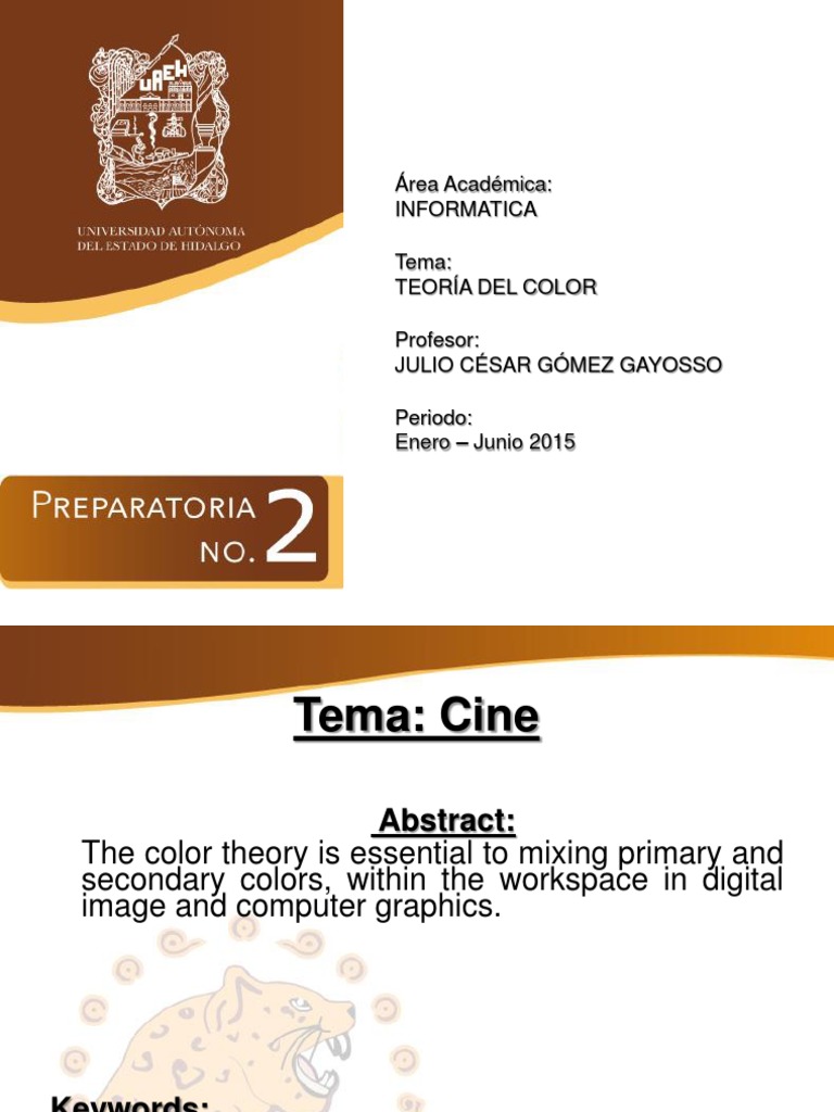 Teoria Del Color Informatica-Julio Cesar Gomez Gayoso | PDF | Color ...