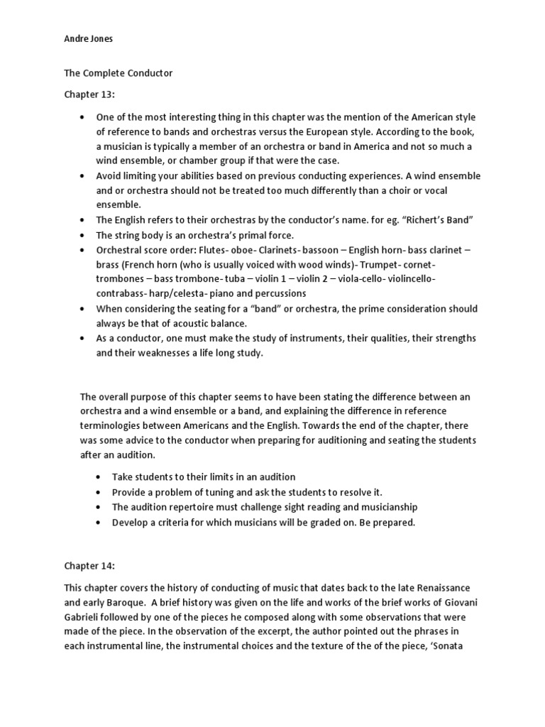 The Complete Conductor | Orchestras | Conducting