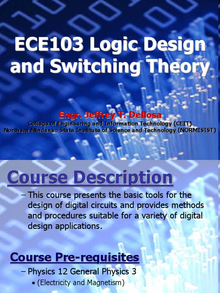 ECE103 Logic Design and Switching Theory Introduction and Chapter 1 | PDF | Subtraction ...