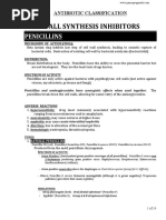 Northwestern Beta-Lactam Cross-Reactivity Chart | PDF | Penicillin ...