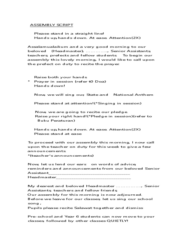 Assembly Script | PDF