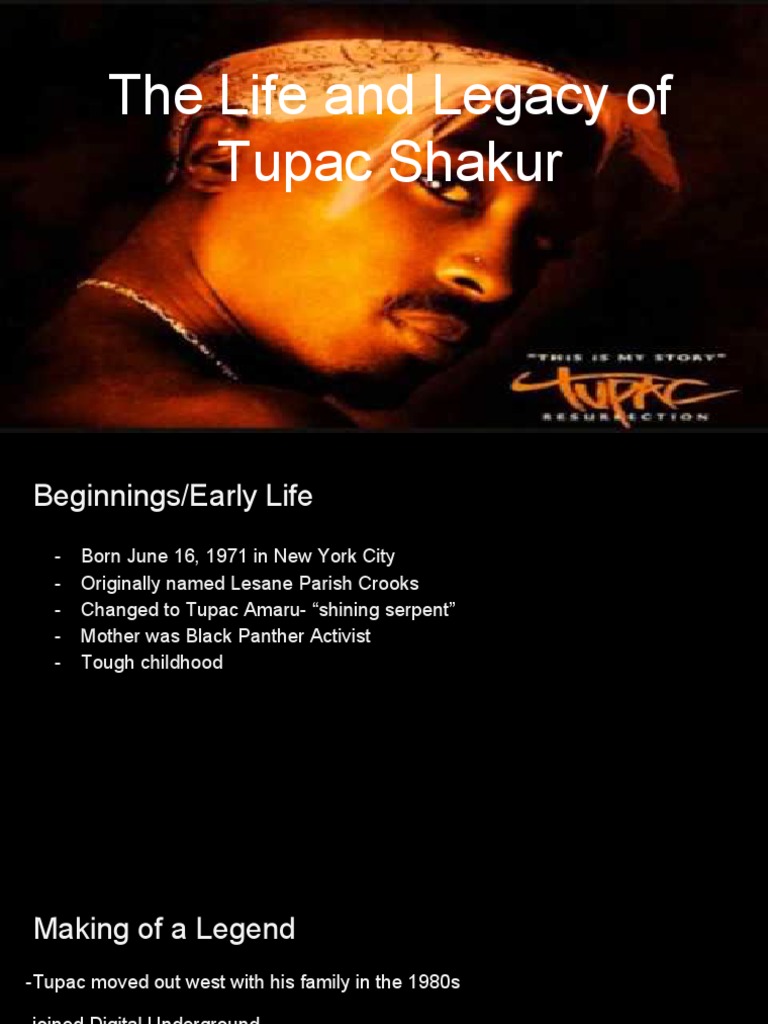 The Life and Legacy of Tupac Shakur | PDF